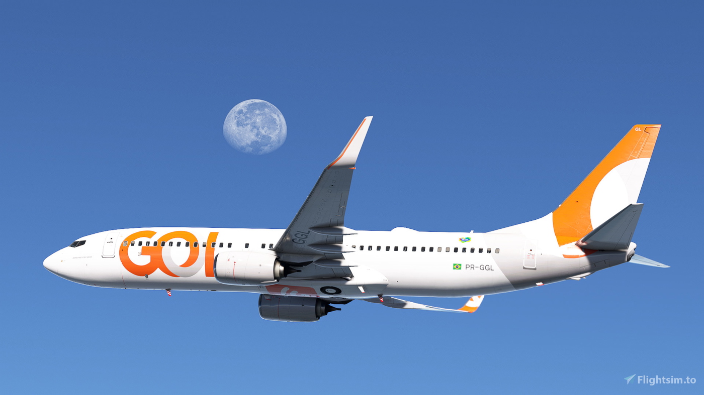 Boeing 737-800 Gol Linhas Aereas PR-GGL for Microsoft Flight Simulator ...