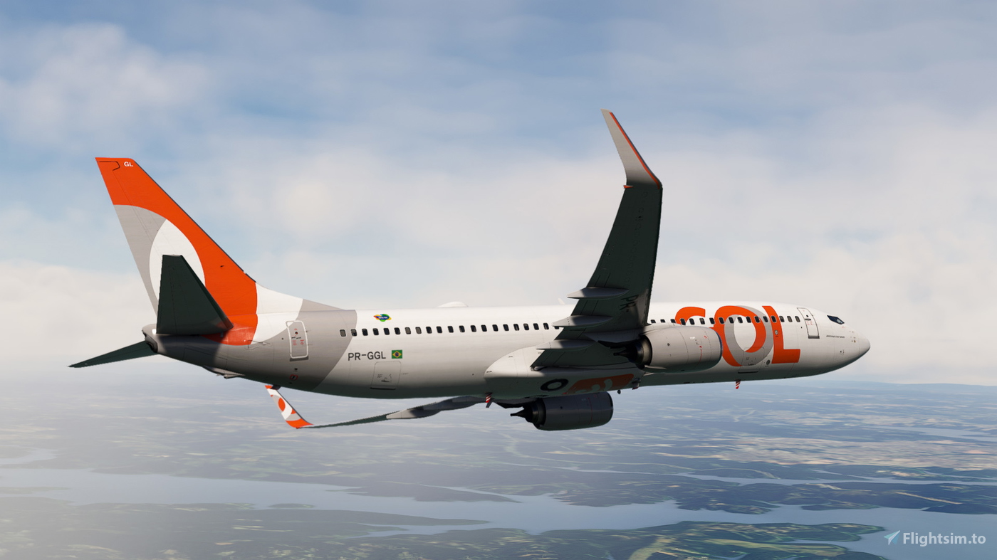Boeing 737-800 Gol Linhas Aereas PR-GGL for Microsoft Flight Simulator ...