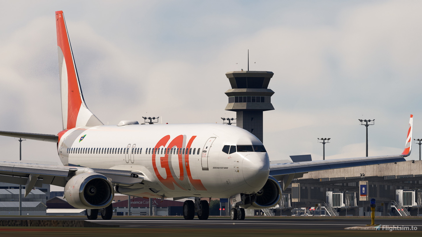 Boeing 737-800 Gol Linhas Aereas PR-GGL for Microsoft Flight Simulator ...