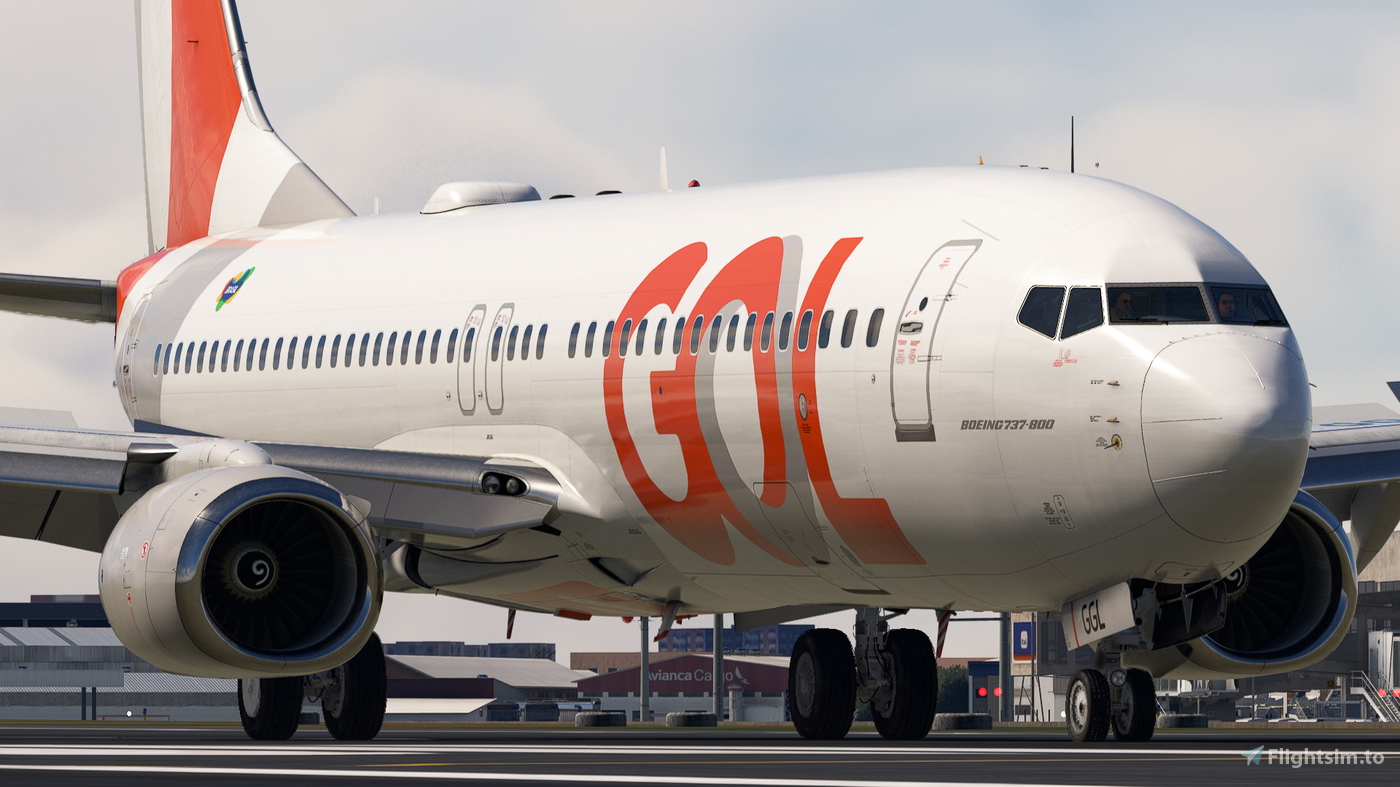 Boeing 737-800 Gol Linhas Aereas PR-GGL para Microsoft Flight Simulator ...