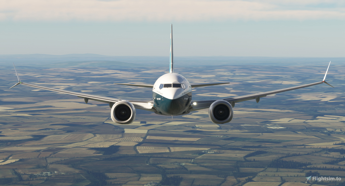 Boeing 737 MAX 8 " Boeing House Livery" N8701Q 对于 Microsoft Flight ...