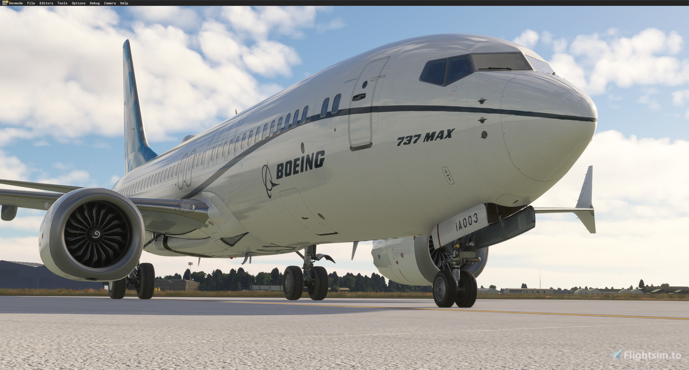 Boeing 737 MAX 8 " Boeing House Livery" N8703J für Microsoft Flight Simulator | MSFS