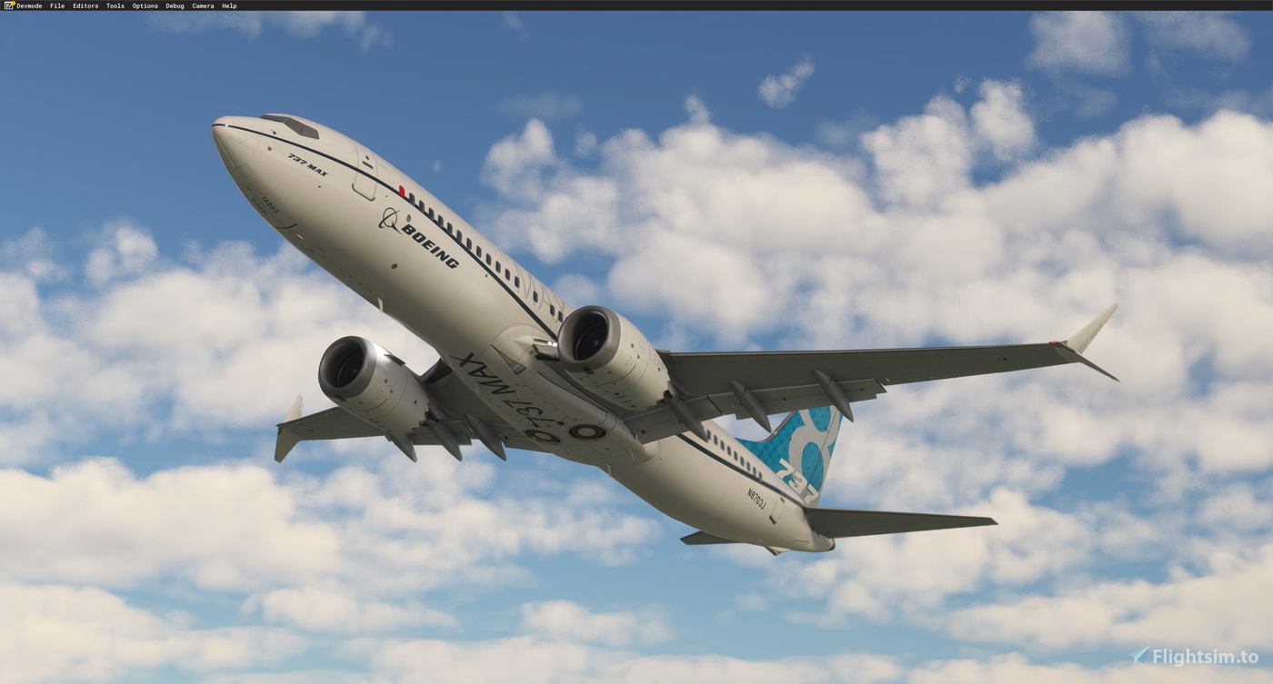 Boeing 737 MAX 8 " Boeing House Livery" N8703J for Microsoft Flight Simulator | MSFS