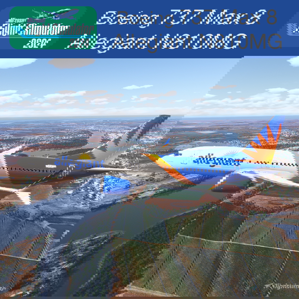 Boeing 737 Max 8 Allegiant for Microsoft Flight Simulator | MSFS