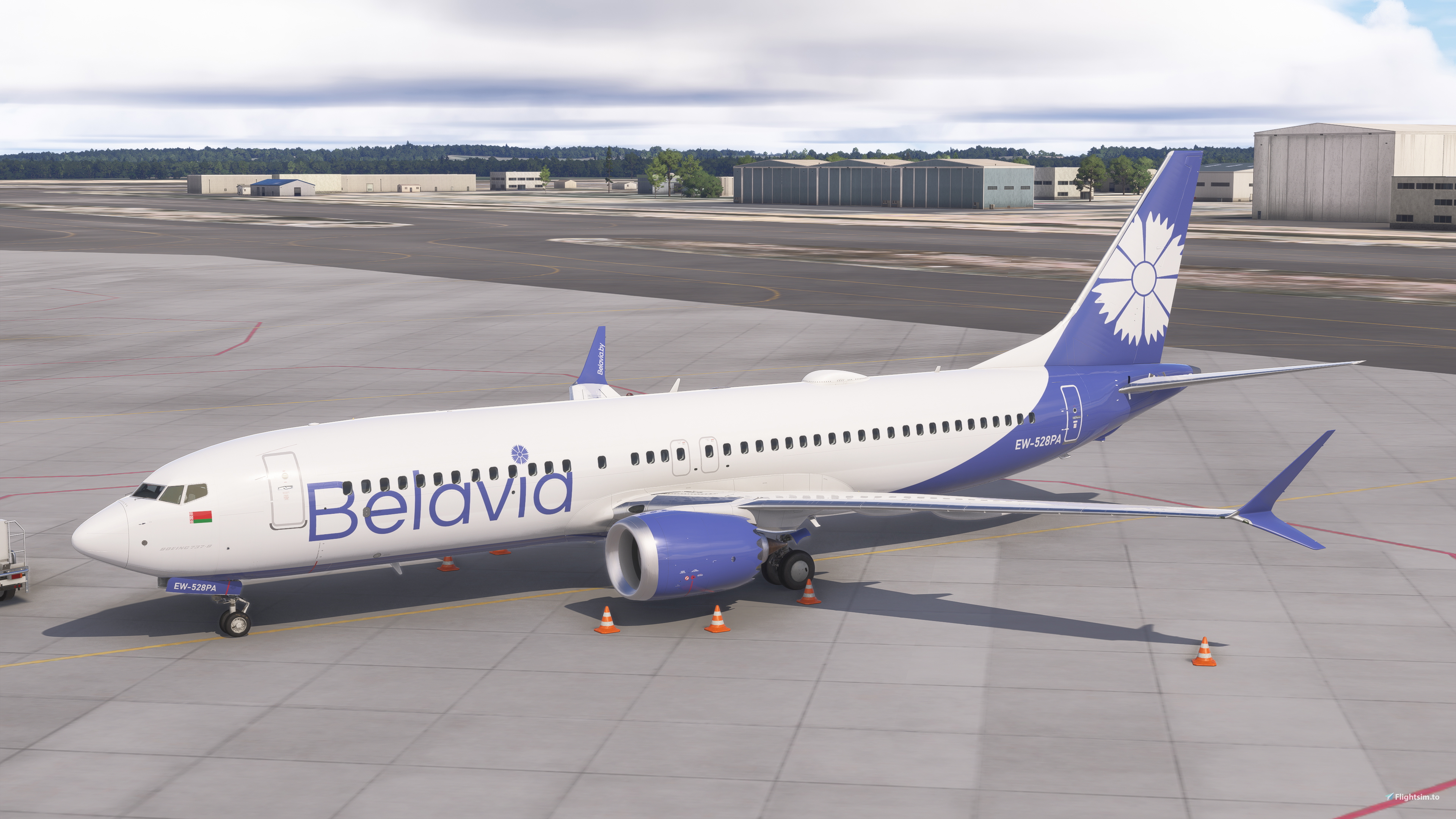 Boeing 737MAX8 Belavia EW-528PA - MSFS Add-on - Flightsim.to