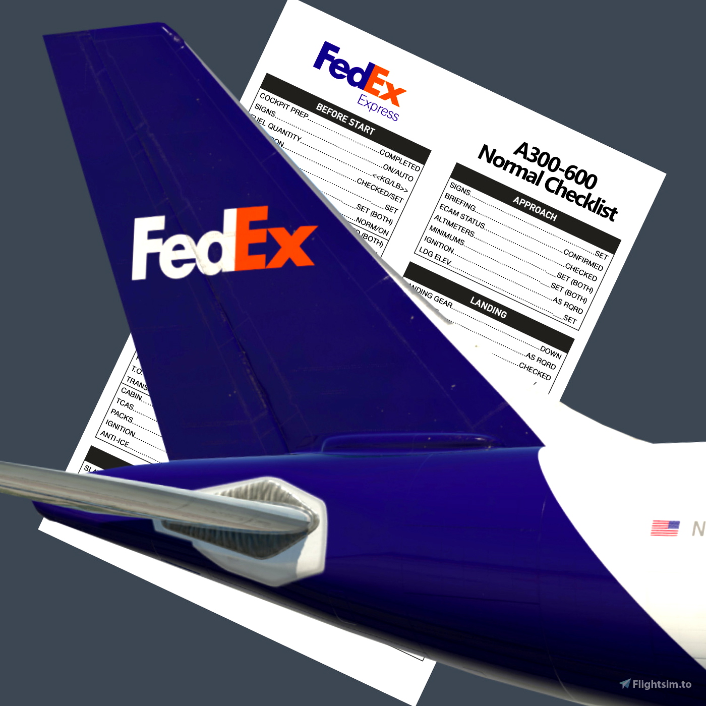 Airbus A300 Checklist - FedEx Express for Microsoft Flight Simulator | Feed