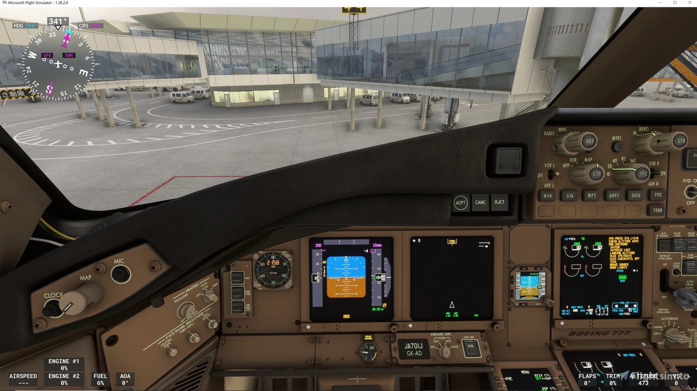 BOEING 777-200ER Custom Views for Microsoft Flight Simulator | MSFS