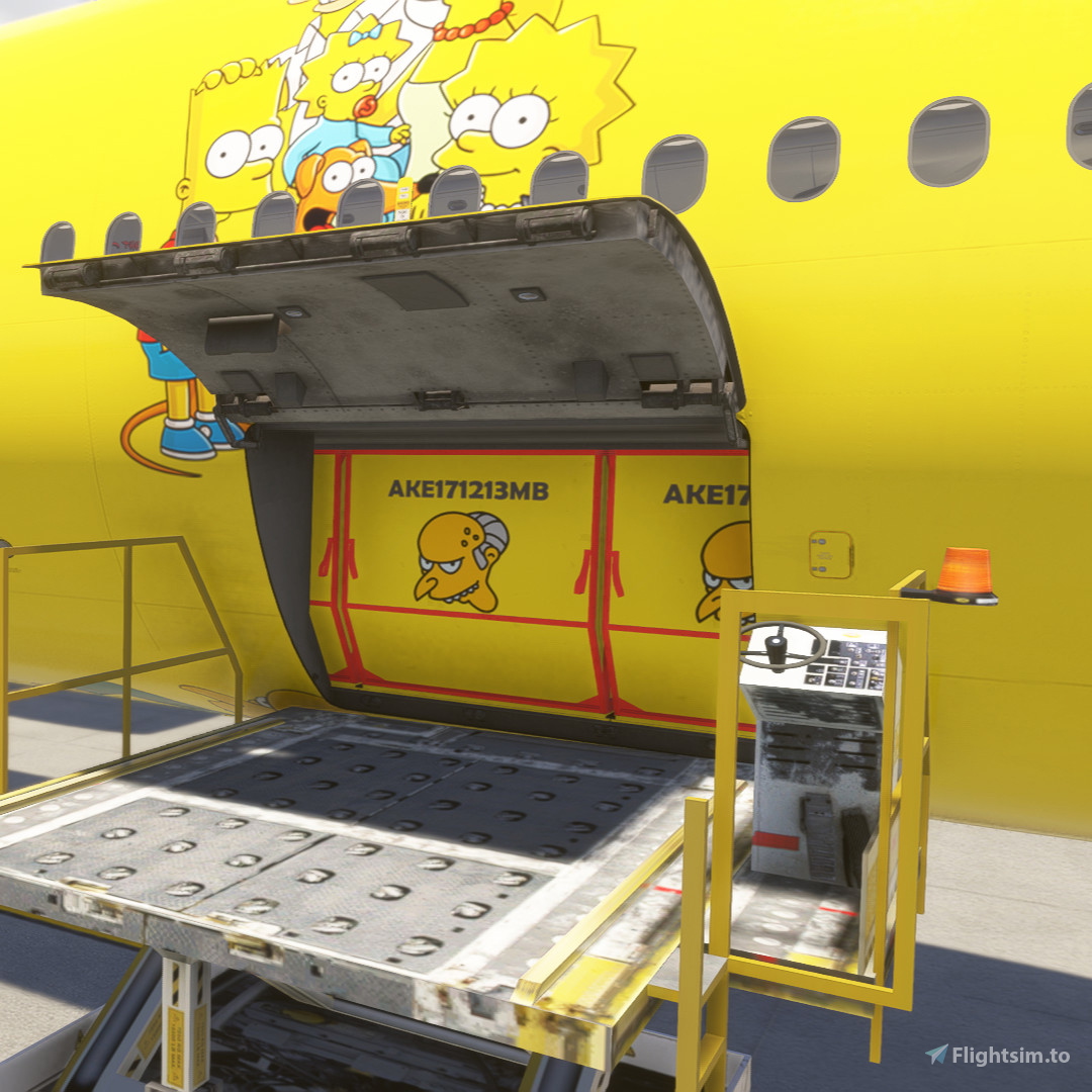 Boeing 777-200ER Simpsons for Microsoft Flight Simulator | MSFS