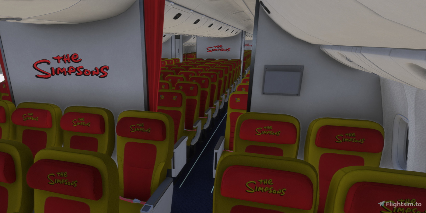 Boeing 777-200ER Simpsons for Microsoft Flight Simulator | MSFS