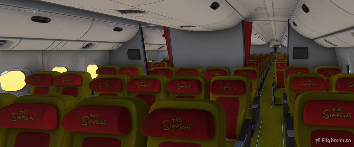 Boeing 777-200ER Simpsons for Microsoft Flight Simulator | MSFS