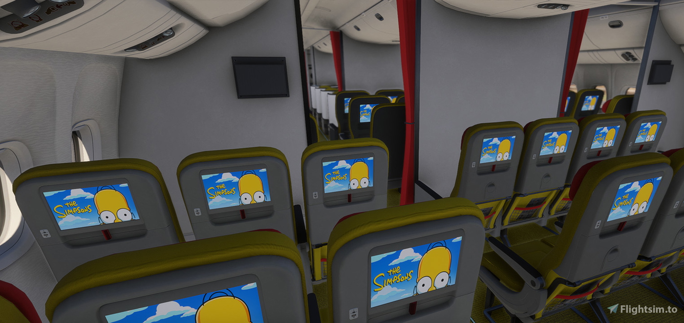 Boeing 777-200ER Simpsons for Microsoft Flight Simulator | MSFS