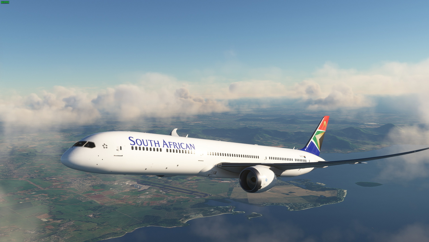 Boeing 787-10 South African Airways livery för Microsoft Flight ...