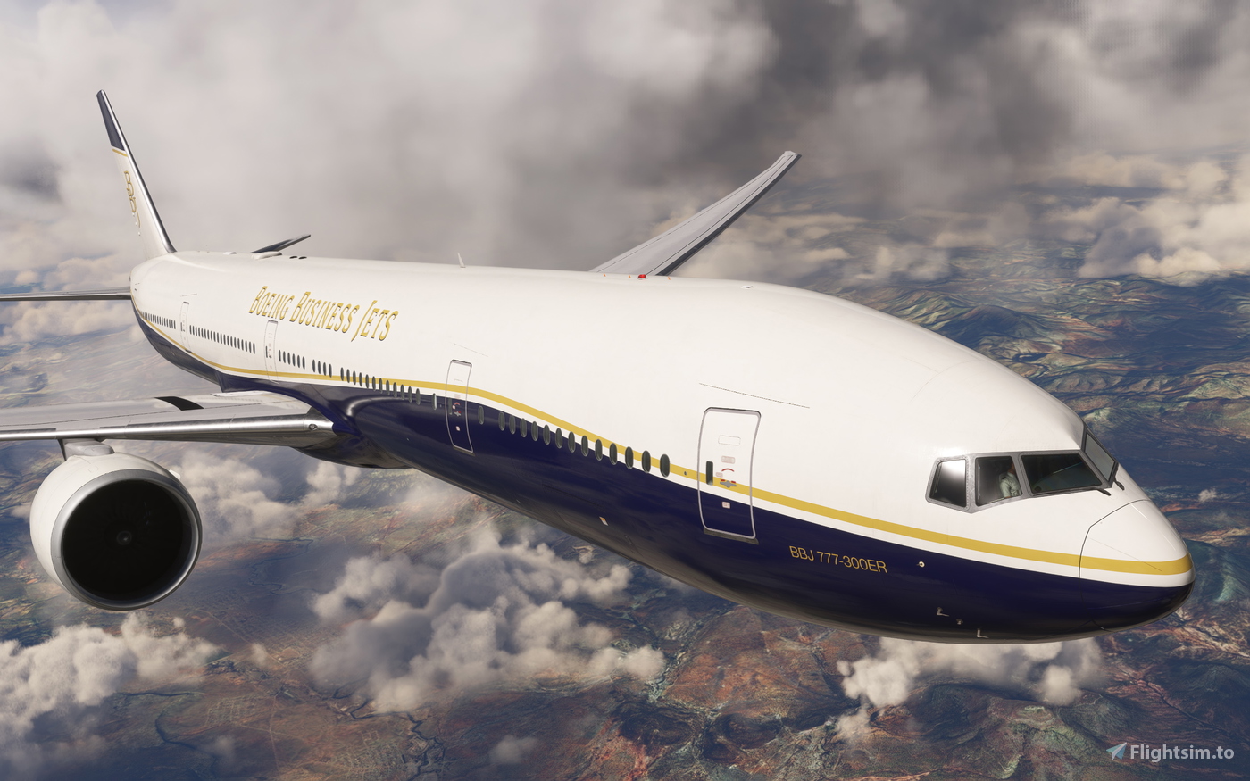 Boeing Business Jets 777-300ER PMDG N777BJ (Fictional) for Microsoft ...