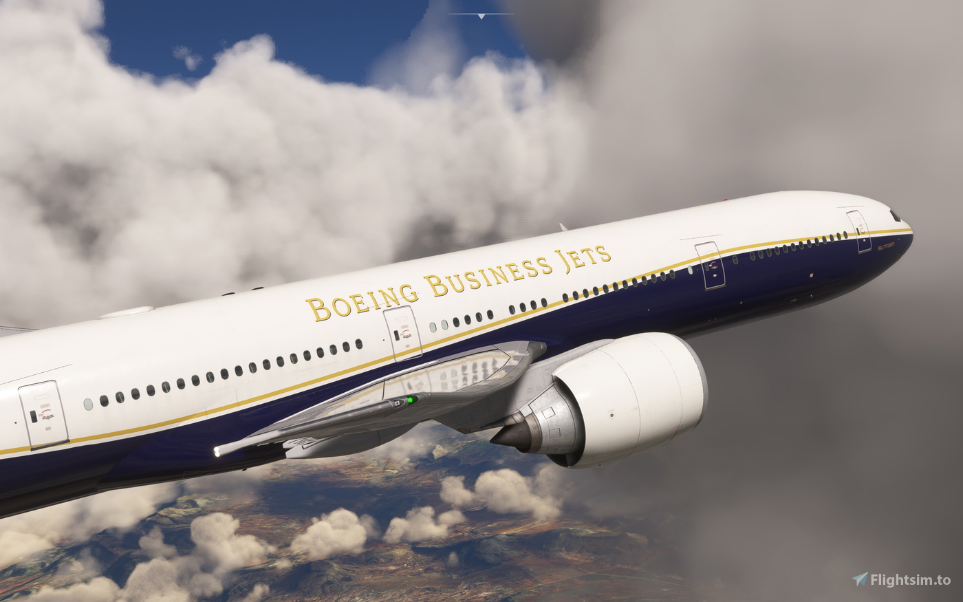 Boeing Business Jets 777-300ER PMDG N777BJ (Fictional) for Microsoft ...