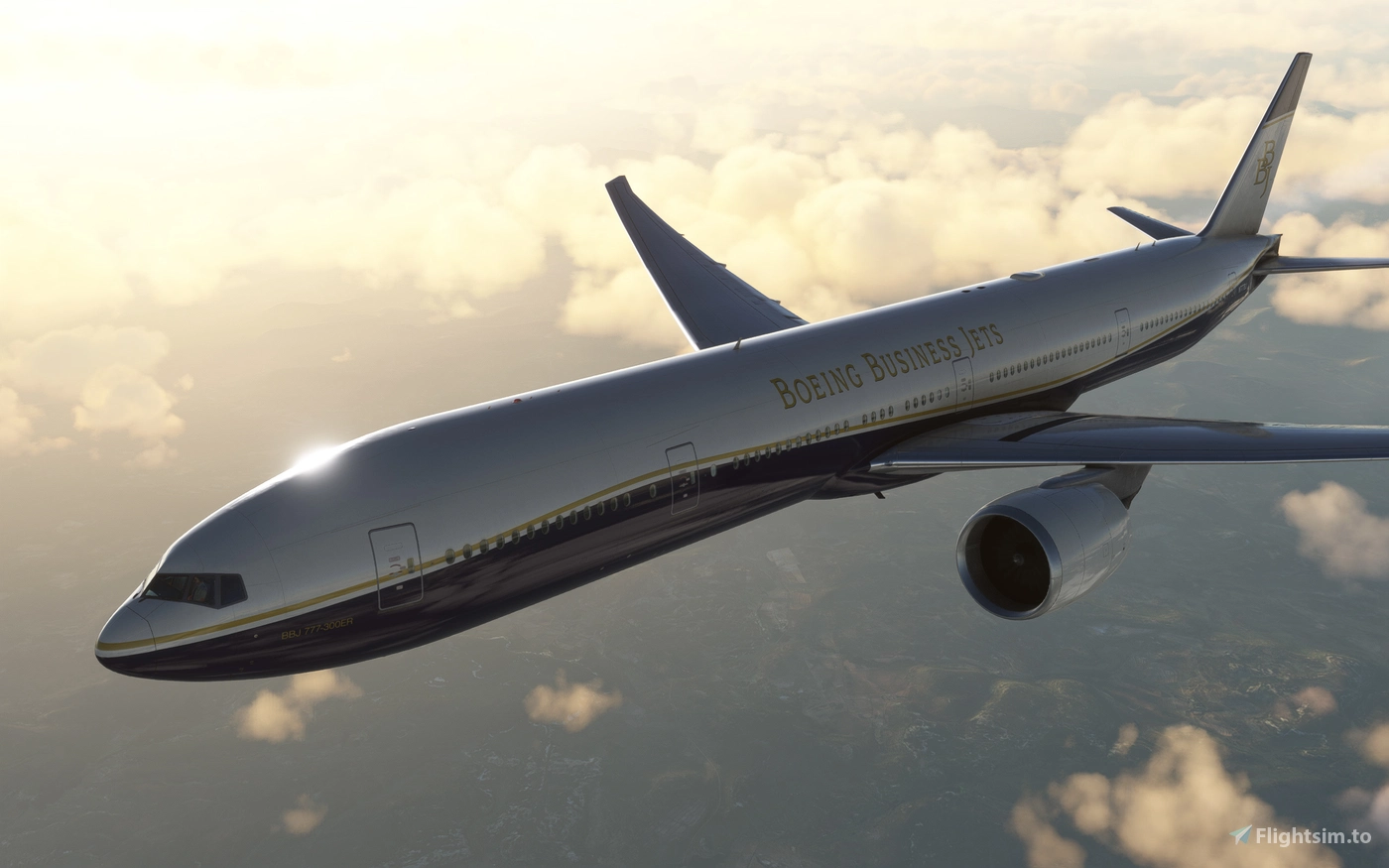 Boeing Business Jets 777-300ER PMDG N777BJ (Fictional) for Microsoft ...