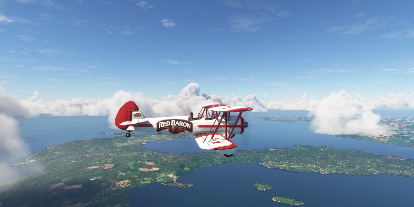 Boeing IB75A Super Stearman N805RB Red Baron Squadron pour Microsoft ...