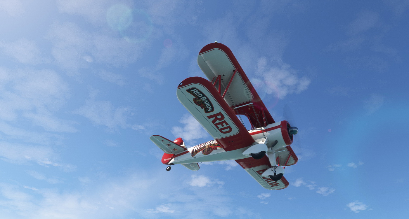 Boeing IB75A Super Stearman N805RB Red Baron Squadron pour Microsoft ...