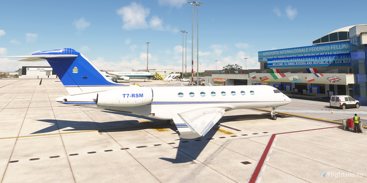 Bombardier Global 6000 - (Gulfstream G550) T7-RSM San Marino 对于 ...