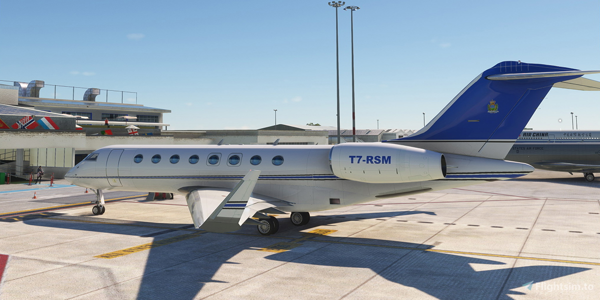 Bombardier Global 6000 - (Gulfstream G550) T7-RSM San Marino dla ...