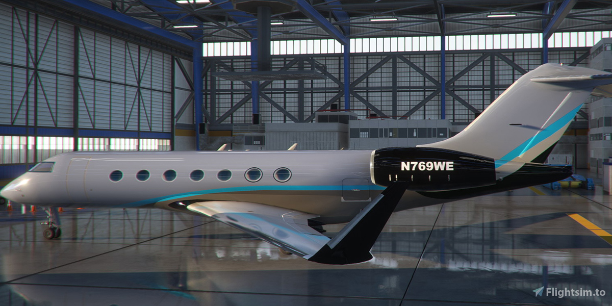 Bombardier Global 6000 - (Gulfstream G550) N769WE for Microsoft Flight ...