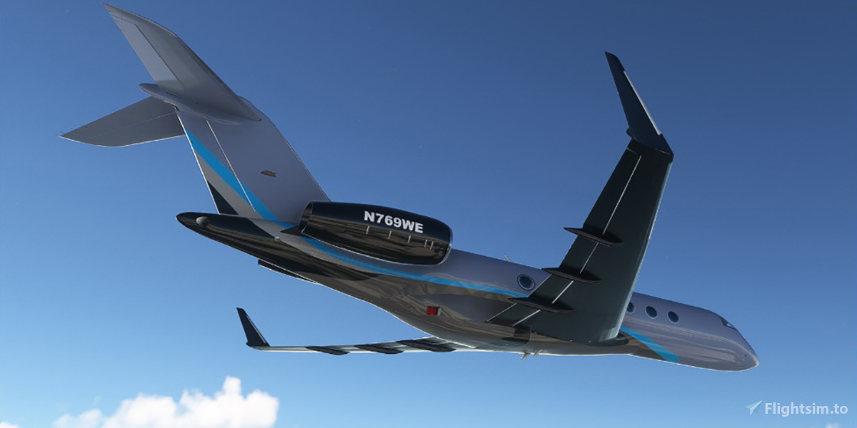 Bombardier Global 6000 - (Gulfstream G550) N769WE for Microsoft Flight ...