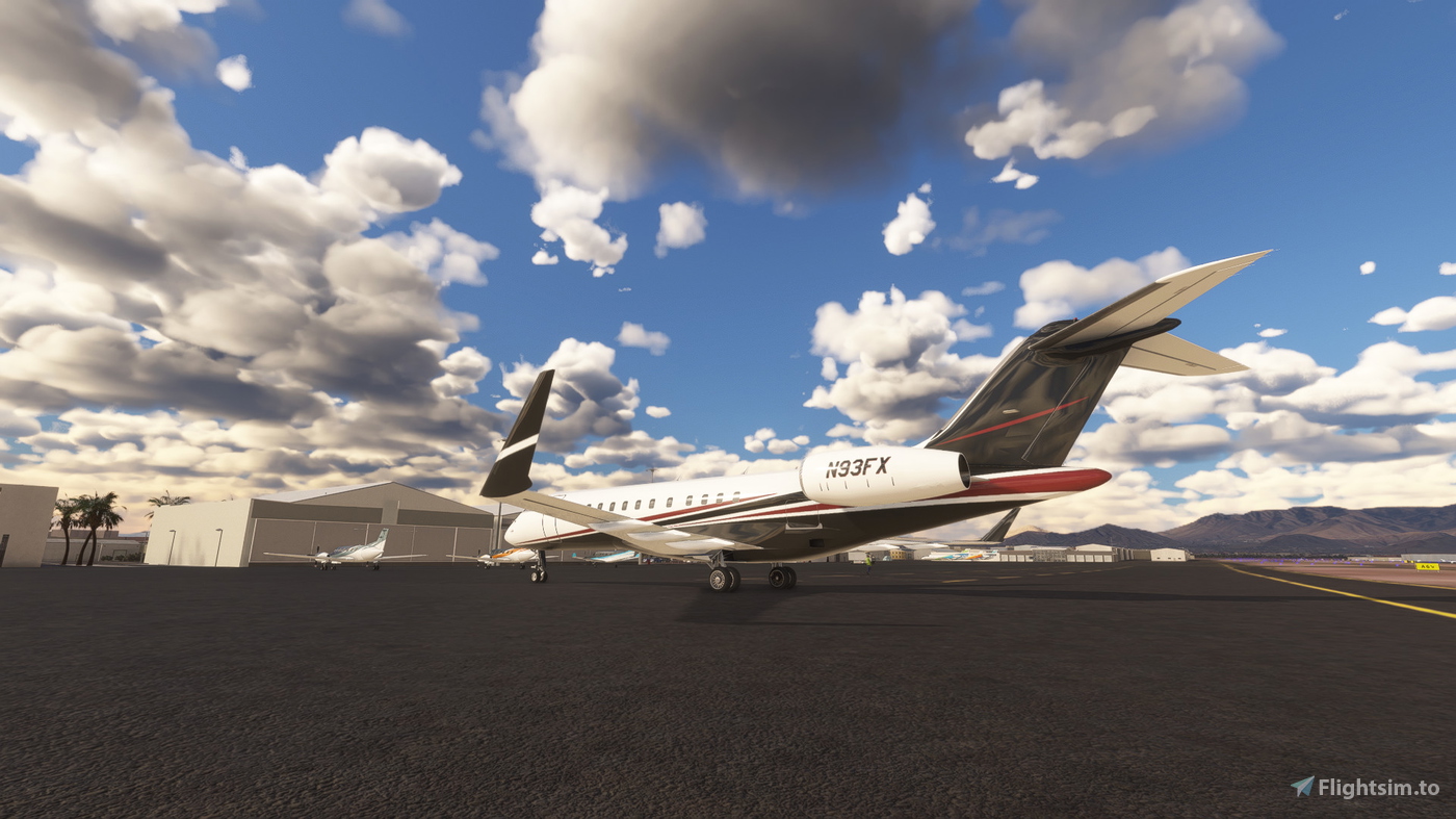 Bombardier Global Express N93FX FlexJet for Microsoft Flight Simulator ...