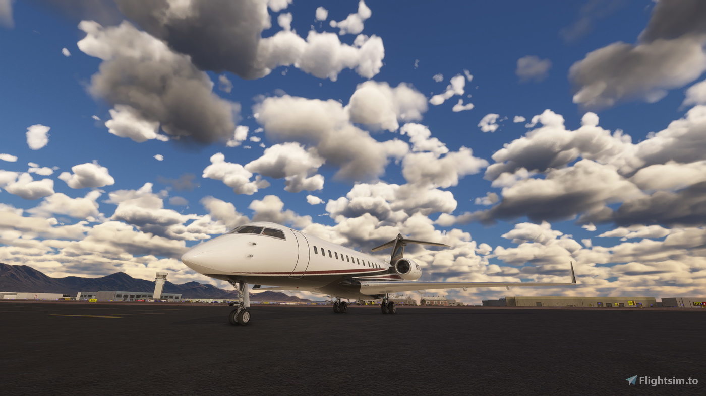 Bombardier Global Express N93FX FlexJet for Microsoft Flight Simulator ...