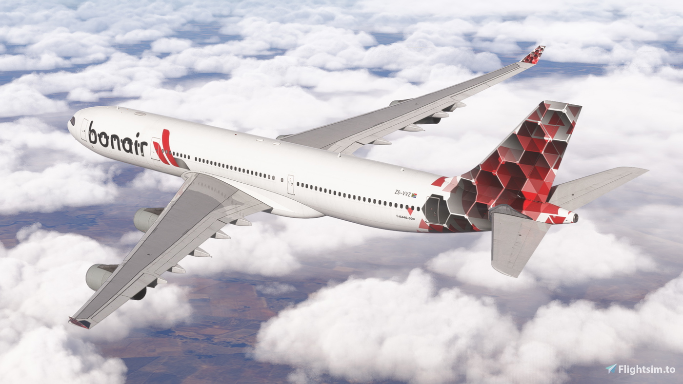 Bon Air Virtual Airbus A340-300 iniBuilds Fictional a oldalon ...