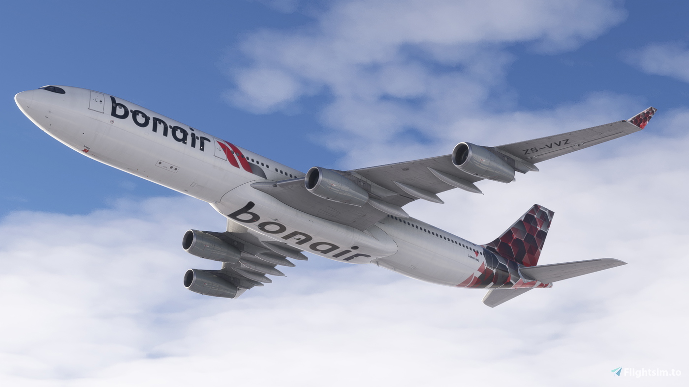 Bon Air Virtual Airbus A340-300 iniBuilds Fictional a oldalon ...