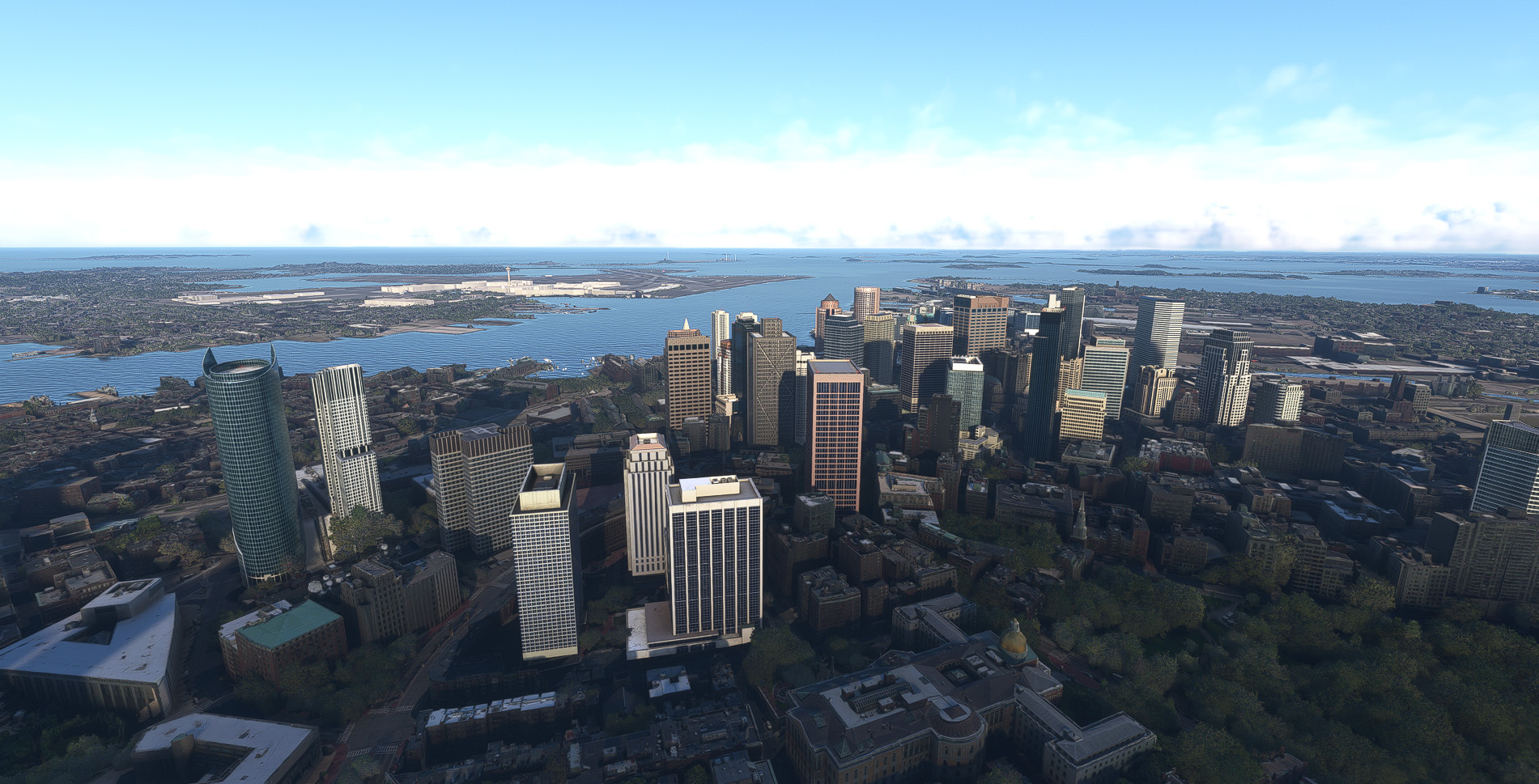 SamScene3D - Boston Modern City for Microsoft Flight Simulator | MSFS
