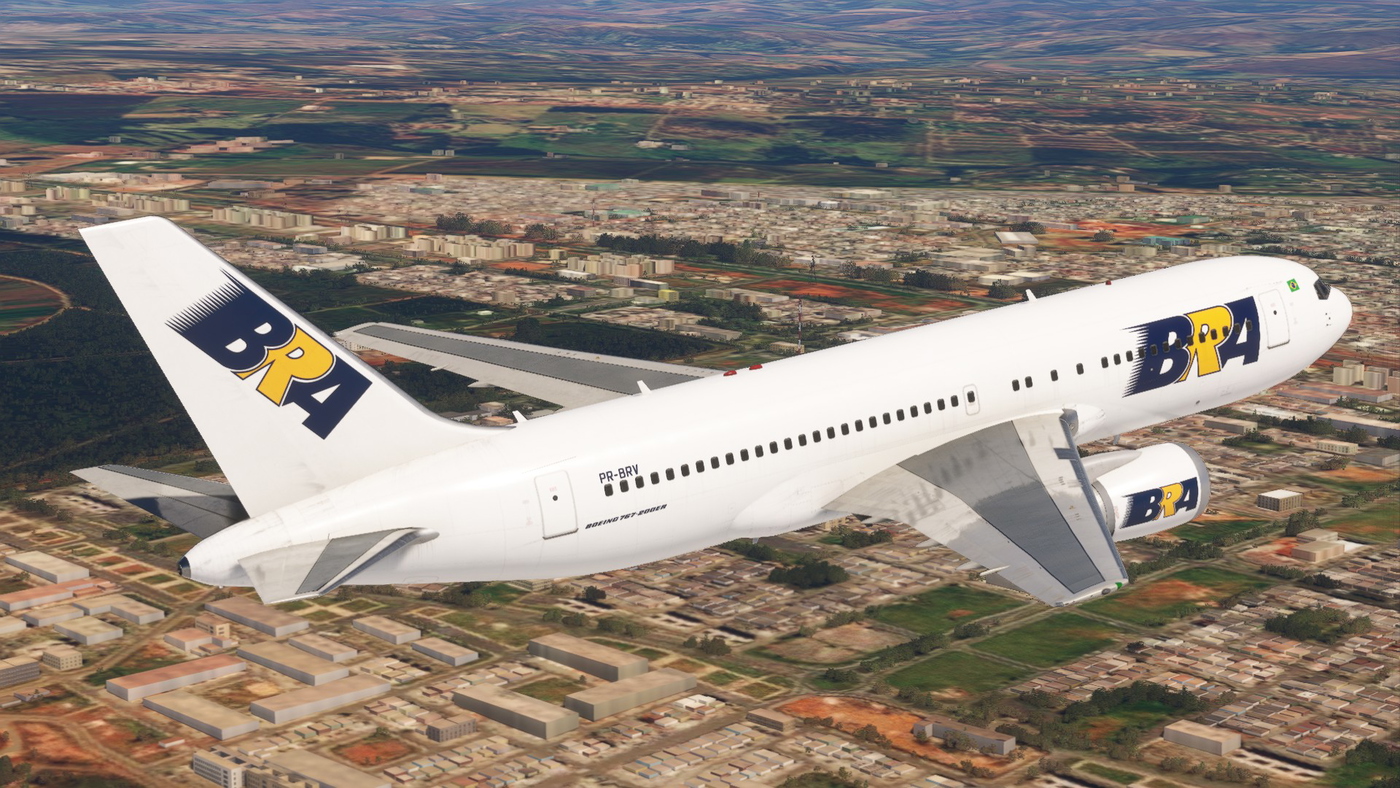 BRA Transportes Aéreos PR-BRV | RHD Simulations Boeing 767-200ER for ...