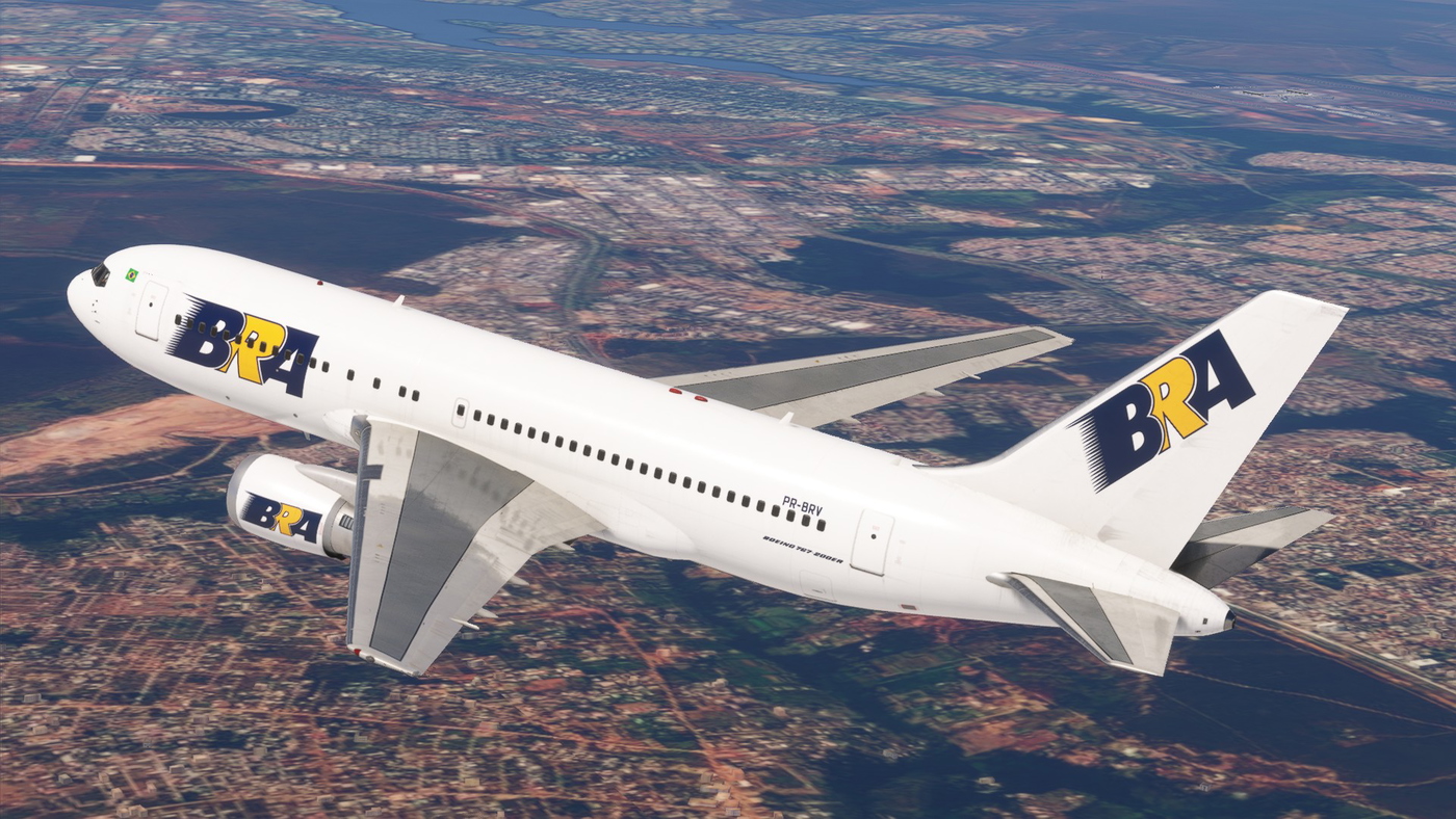 BRA Transportes Aéreos PR-BRV | RHD Simulations Boeing 767-200ER for ...