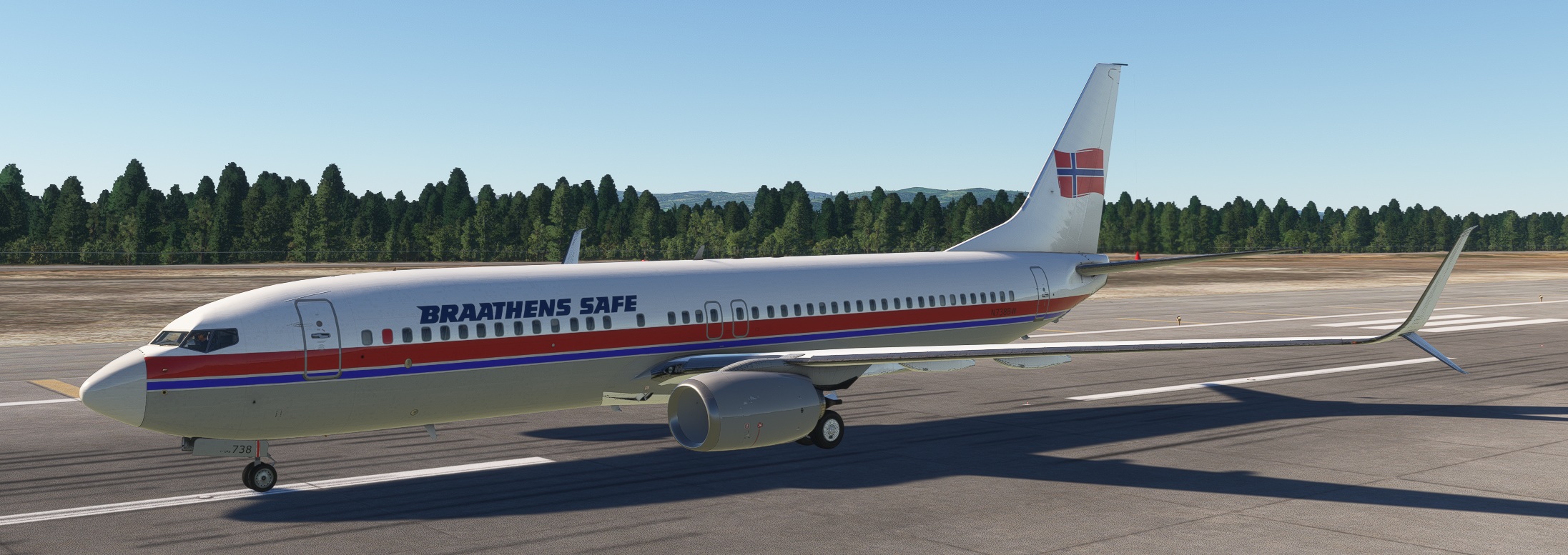 Braathens Safe-livery for PMDG 737-800 - MSFS Add-on - Flightsim.to
