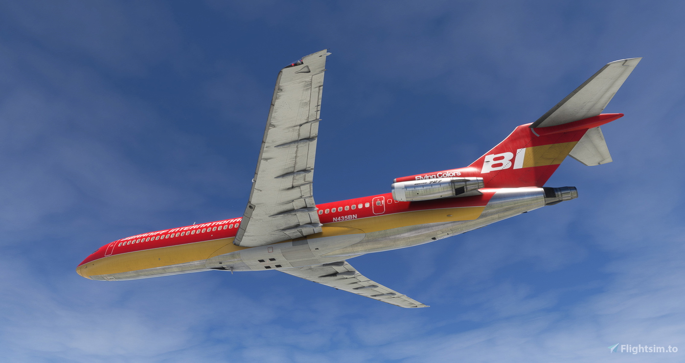 Braniff International N435BN w/cabin for Microsoft Flight Simulator | MSFS