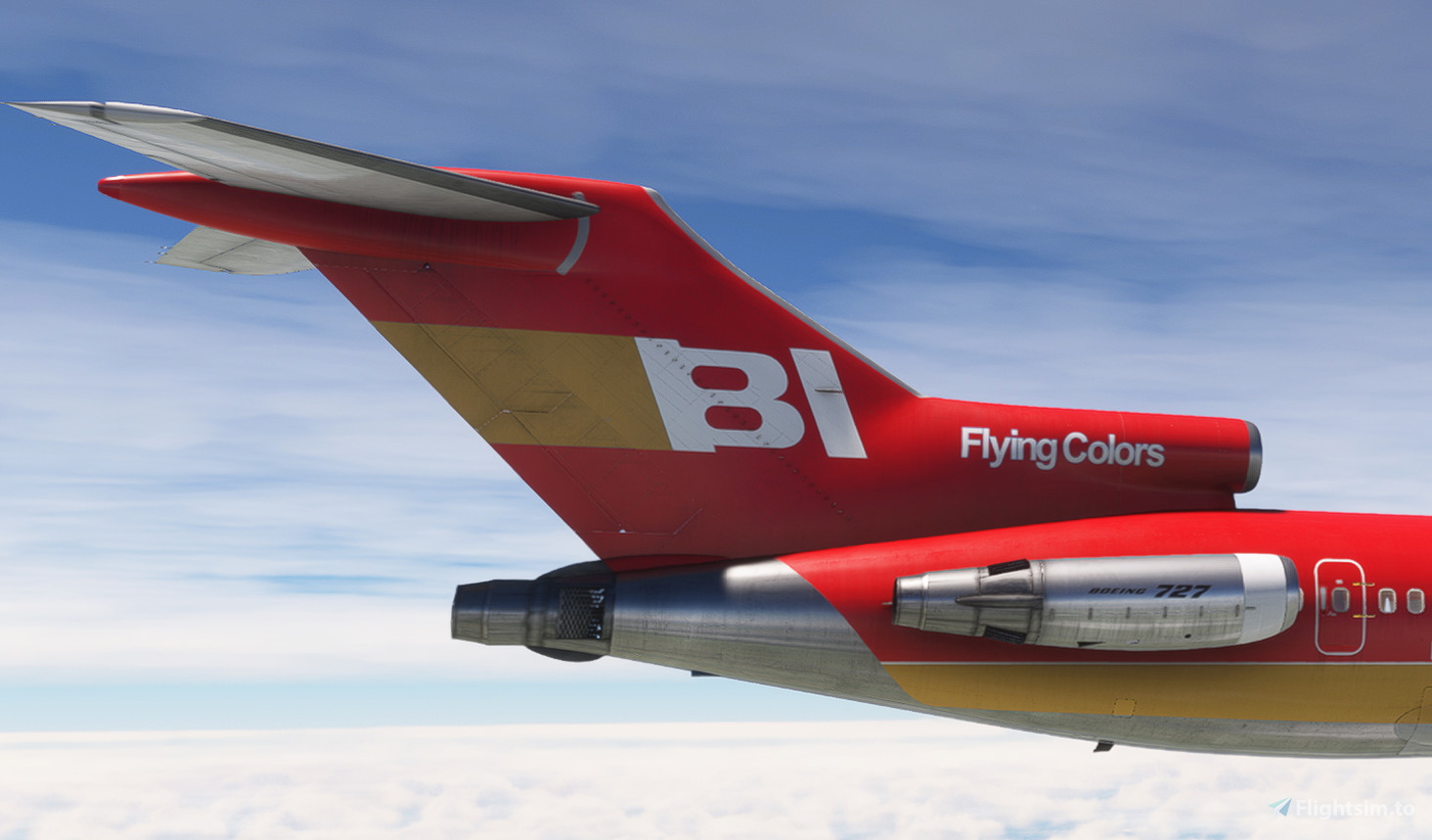 Braniff International N435BN w/cabin for Microsoft Flight Simulator | MSFS