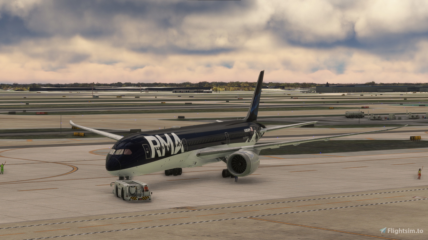 Bravo Airspace Boeing 787-9 GE Rocky Mountain Virtual 2025 Blue Top for ...