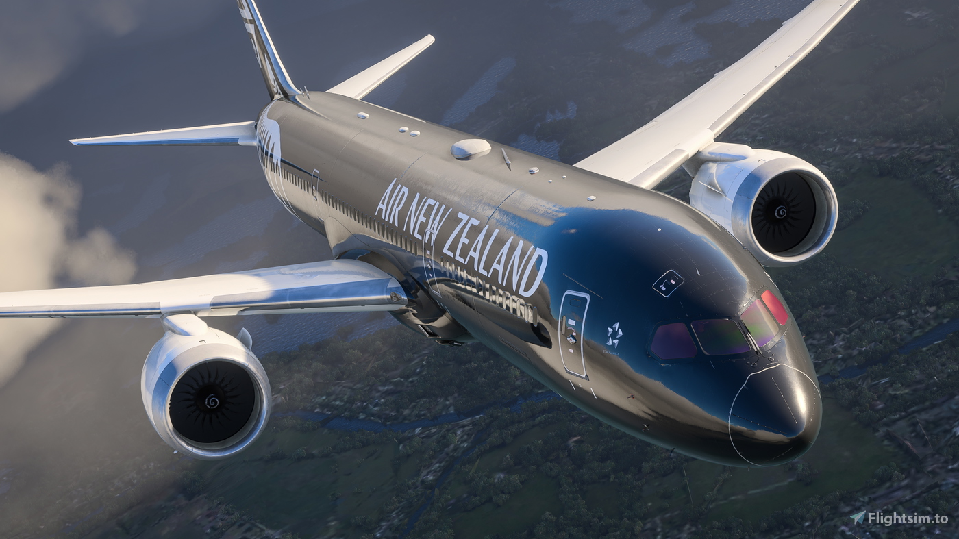 BravoAirspace 787-9 Paint Kit for Microsoft Flight Simulator | MSFS