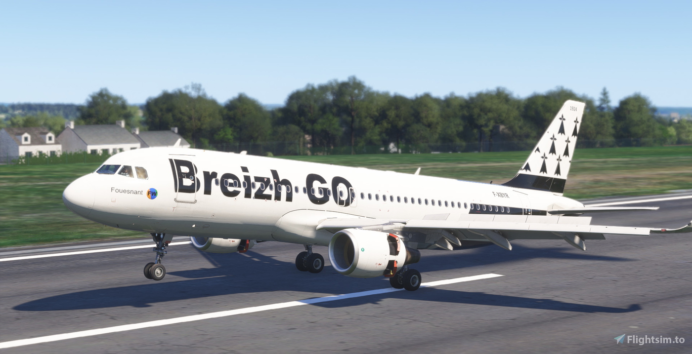 BreizhGo VA Airbus A320-200 SL Pack dla Microsoft Flight Simulator | MSFS