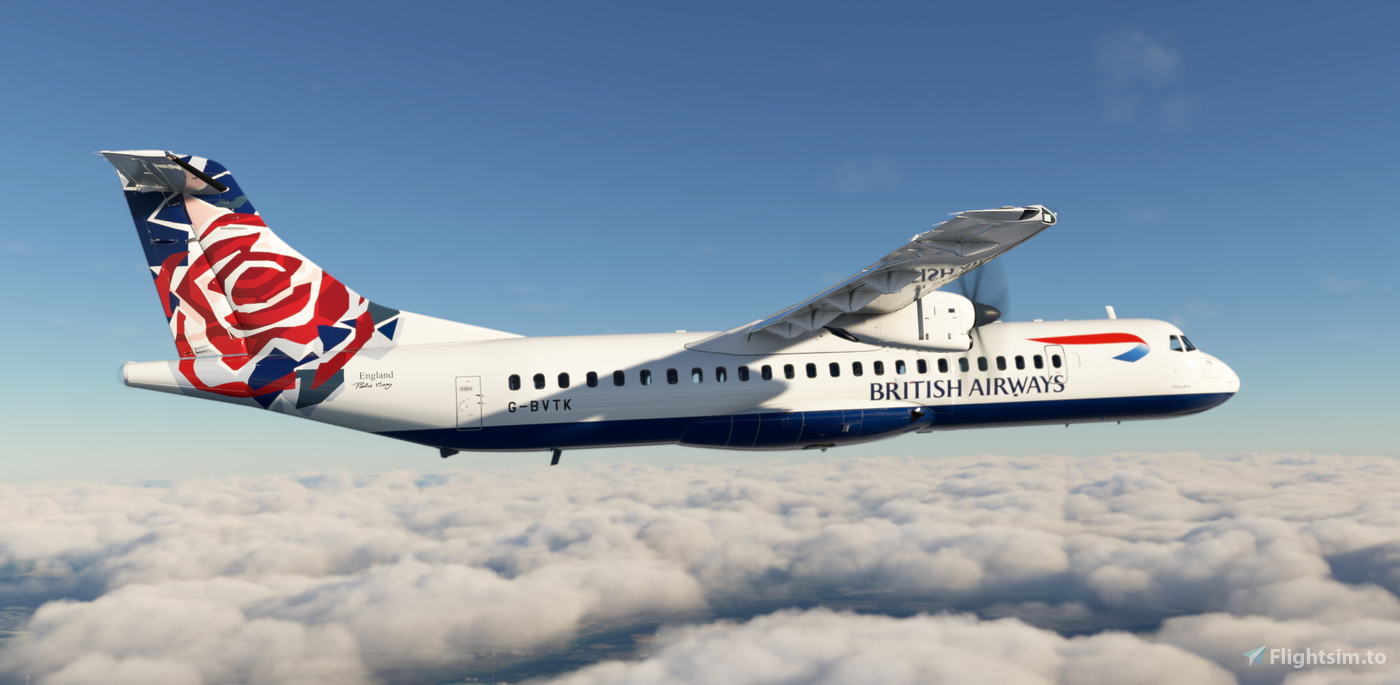 British Airways (City Flyer) | Asobo ATR 72-600 | G-BVTK | Chelsea Rose ...