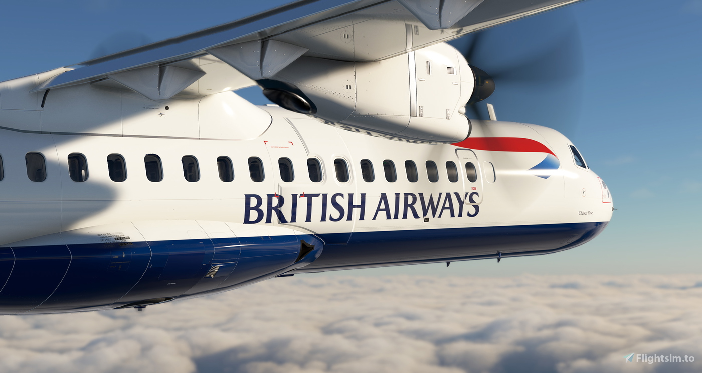 British Airways (City Flyer) | Asobo ATR 72-600 | G-BVTK | Chelsea Rose ...