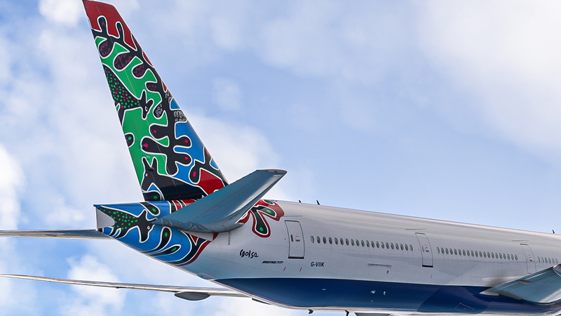 British Airways "Animals and Trees" Retro 2002 | G-VIIK | PMDG B773ER ...