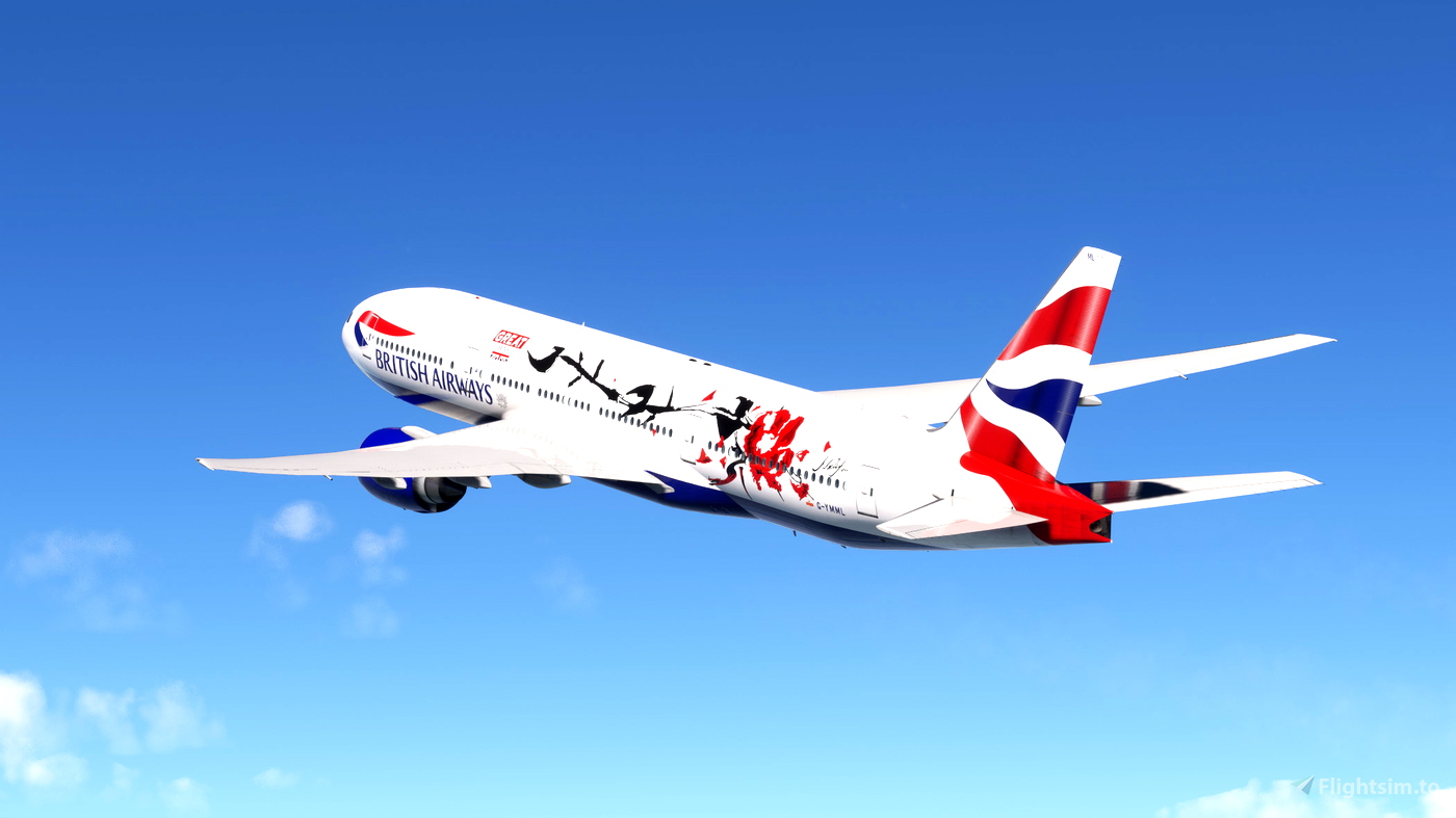 Threads - British Airways ("Festival of Creativity", G-YMML) - PMDG 777 ...