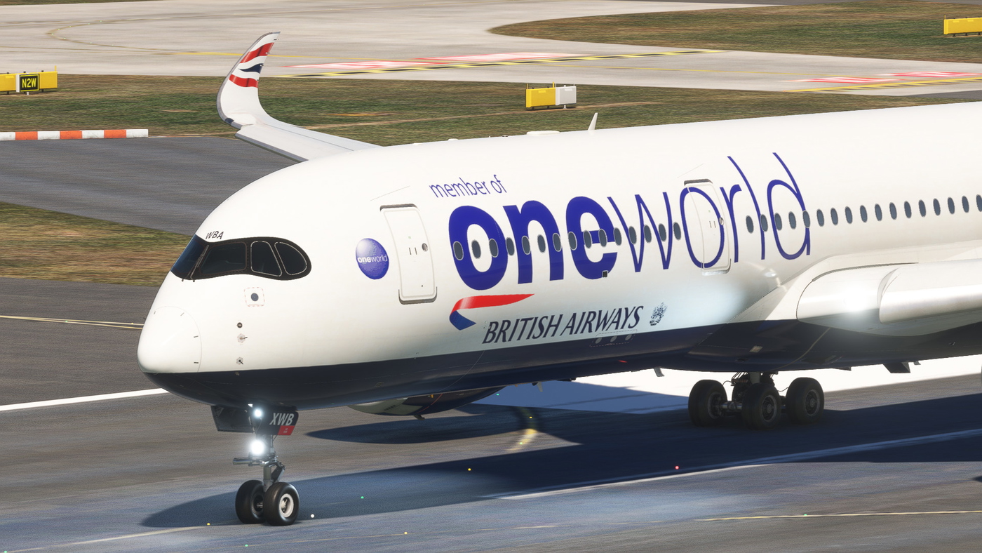 British Airways G-XWBA One World (FICTIONAL) A350-900 pour Microsoft ...