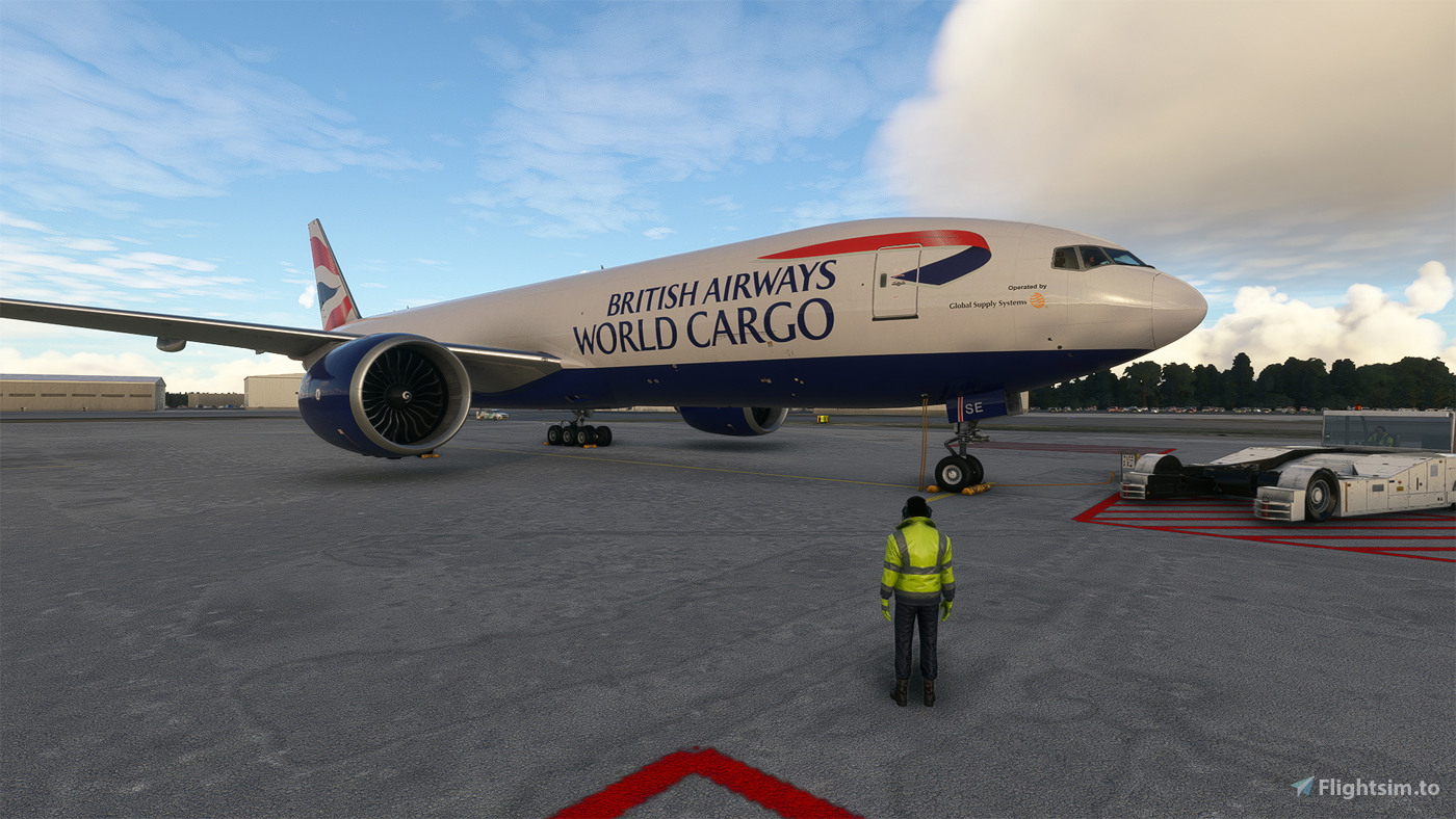 British Airways (GSS) Cargo PMDG B777F for Microsoft Flight Simulator ...
