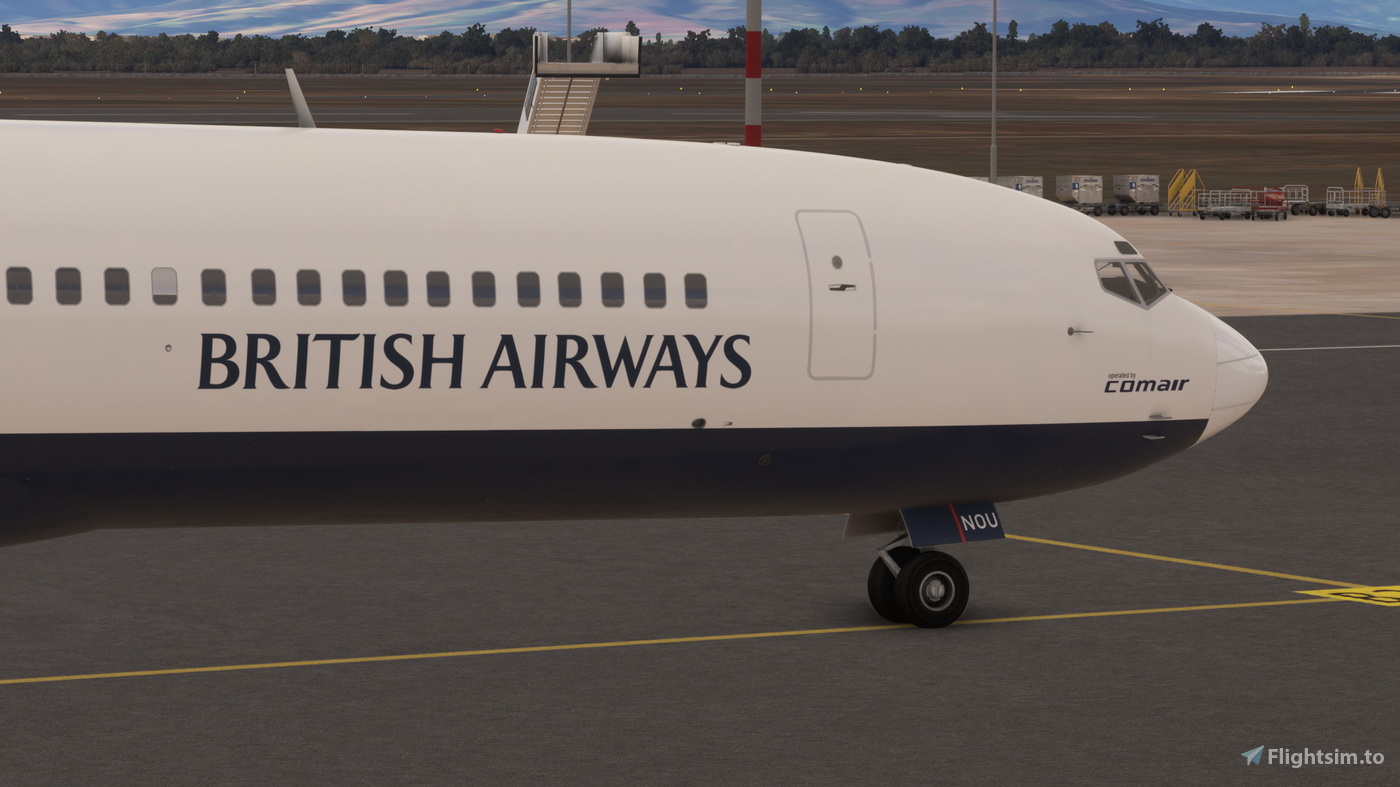 British Airways Landor (Comair) ZS-NOU | FlightSim Studio B727-200F ...