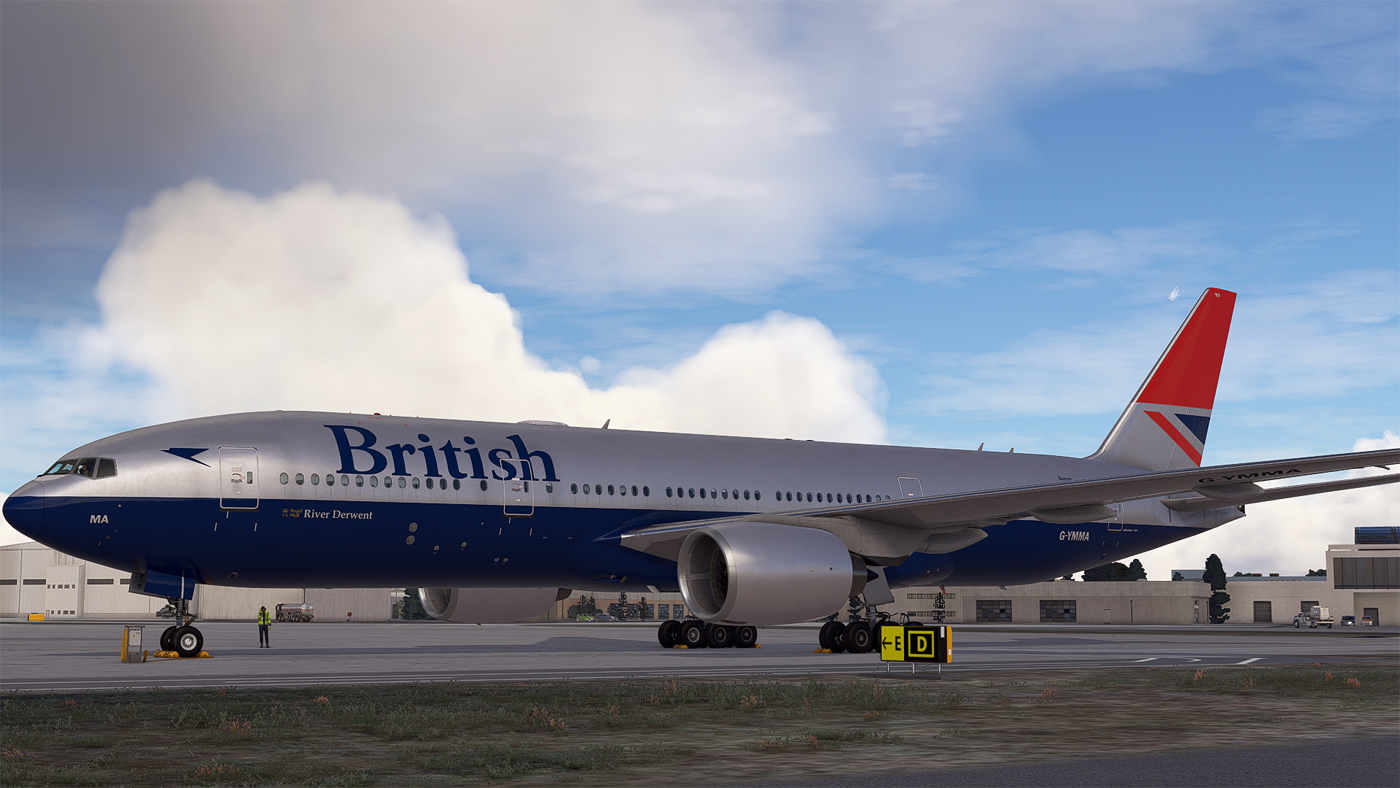 British Airways Negus Silver-Top PMDG B777-200ER - MSFS Add-on ...