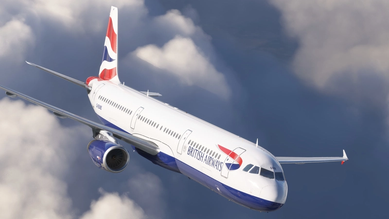 British Airways/BA Euroflyer [Pack 1] w/Cabin Fenixsim A321 [8K+4K] for ...
