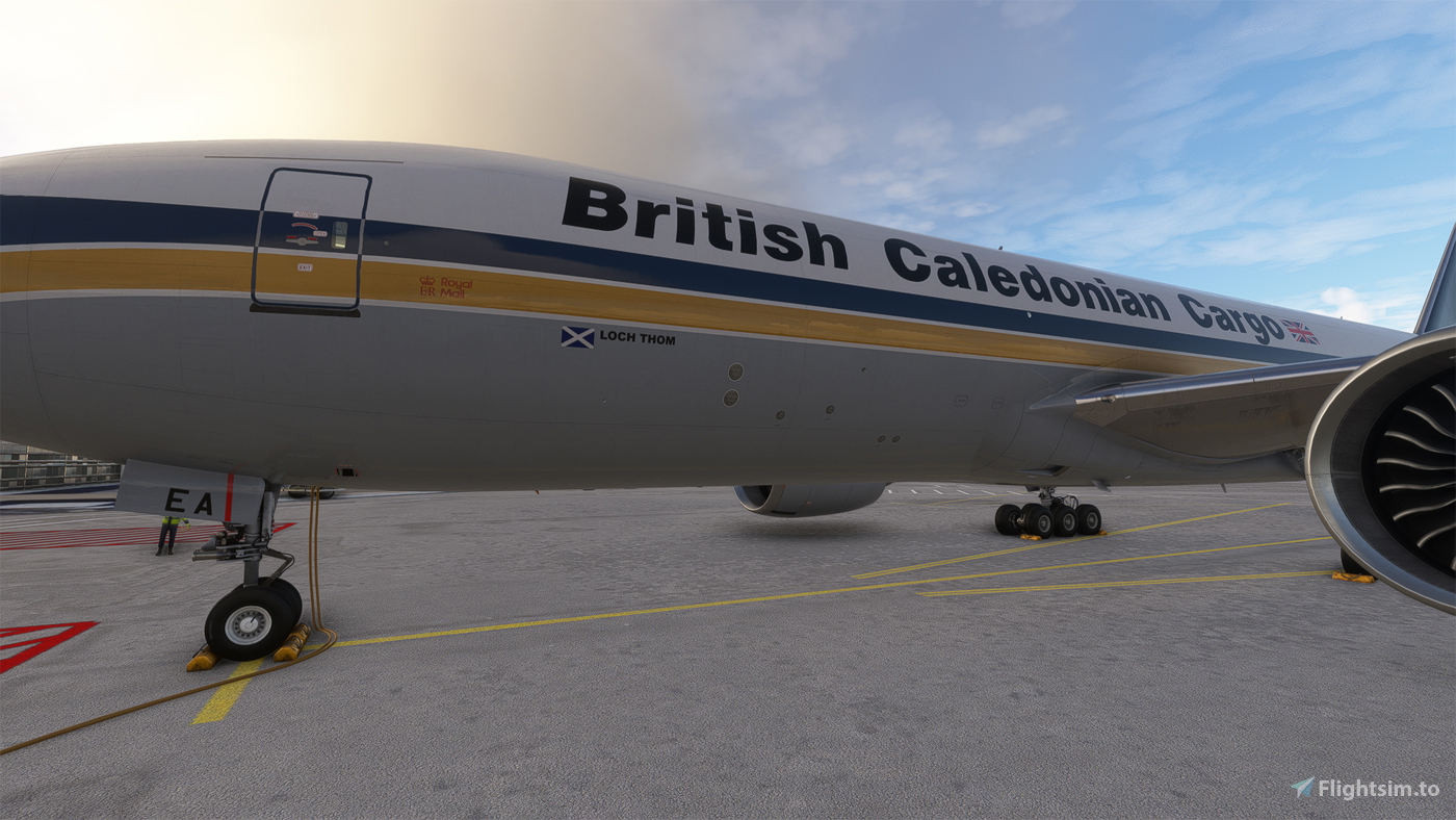 British Caledonian Cargo PMDG B777F for Microsoft Flight Simulator | MSFS