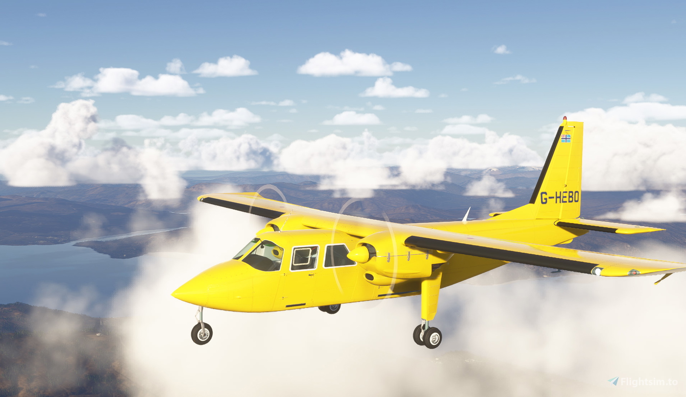 Britten-Norman BN-2B Islander Hebridean G-HEBO for Microsoft Flight ...