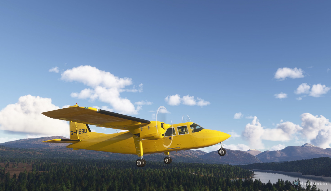 Britten-Norman BN-2B Islander Hebridean G-HEBO for Microsoft Flight ...